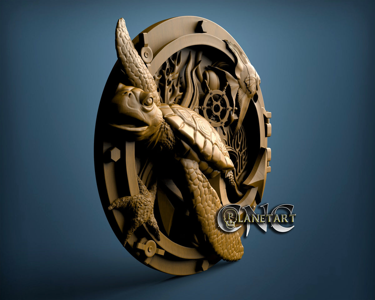 Sea Life, 3D STL Model 10208 – Cnc Planet Art