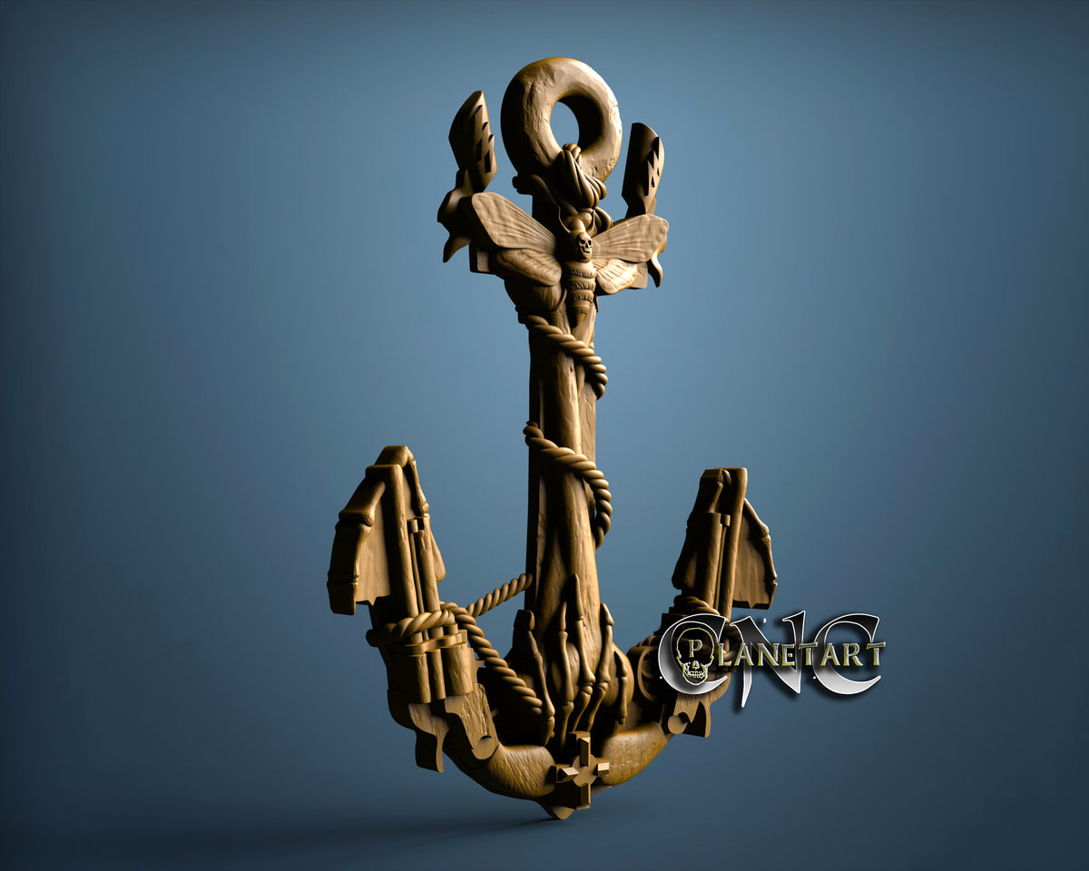 Anchor, 3D STL Model 11234 – Cnc Planet Art