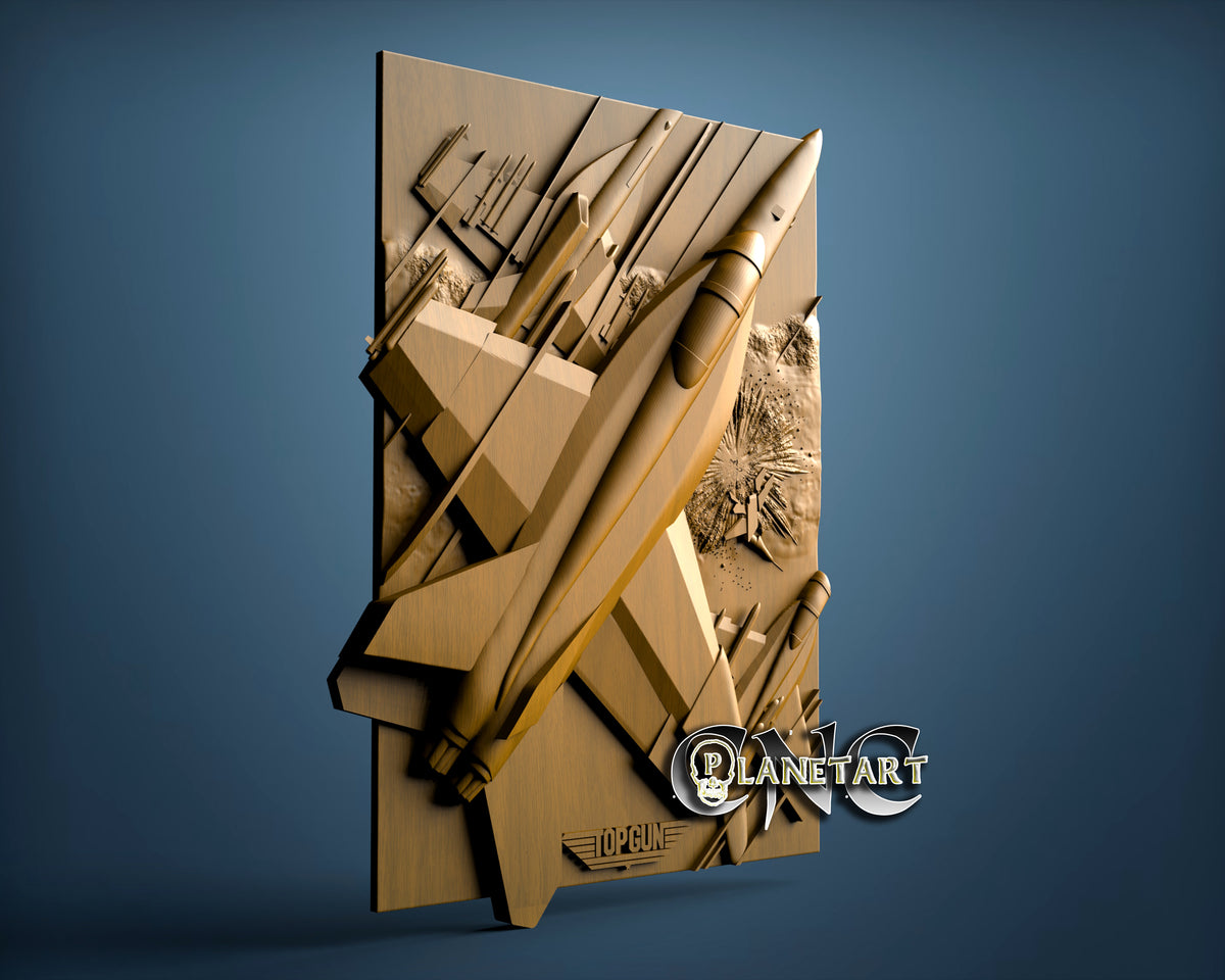 Top Gun Planes, 3D STL Model 11277 – Cnc Planet Art