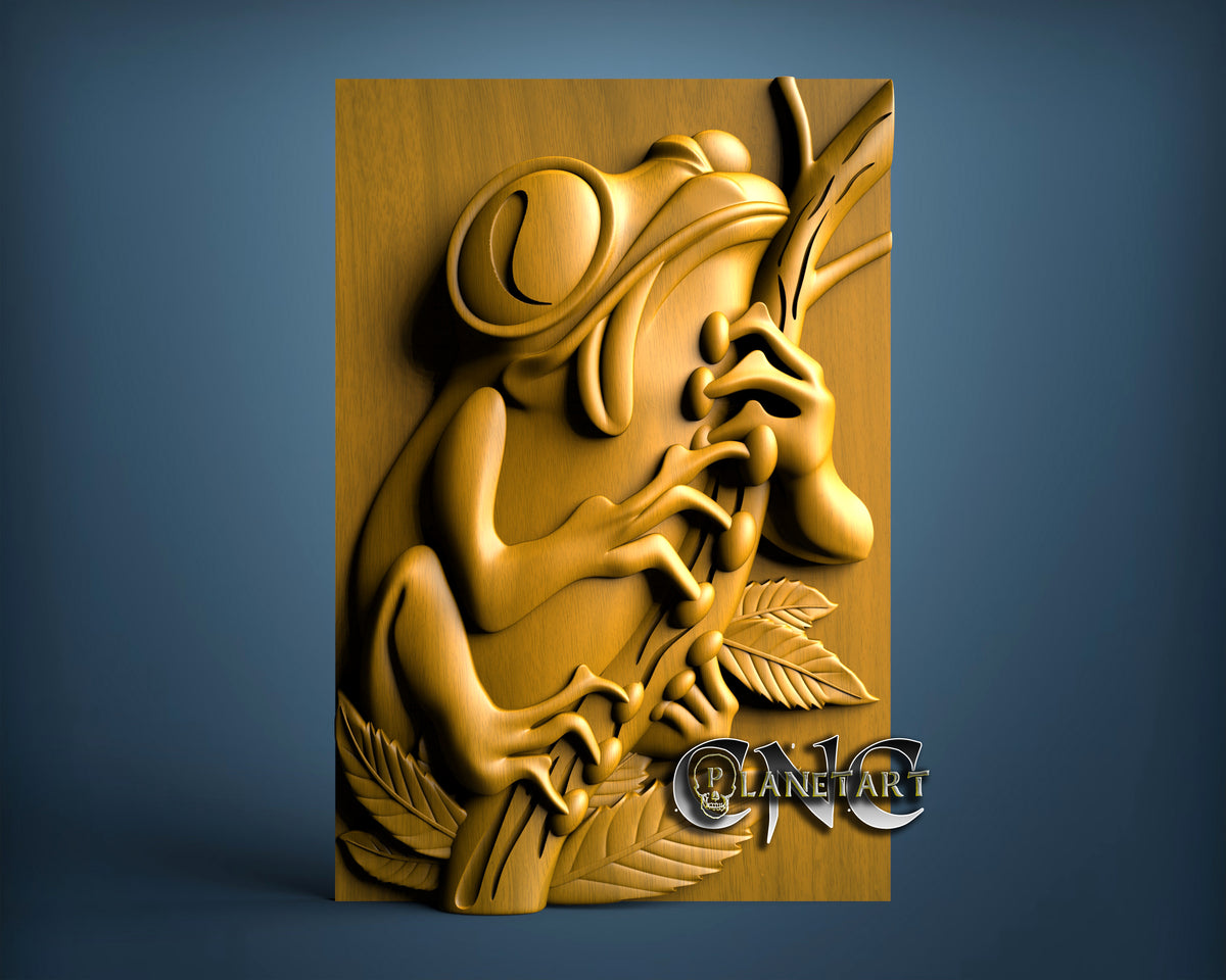 Frog, 3D STL Model 11329 – Cnc Planet Art