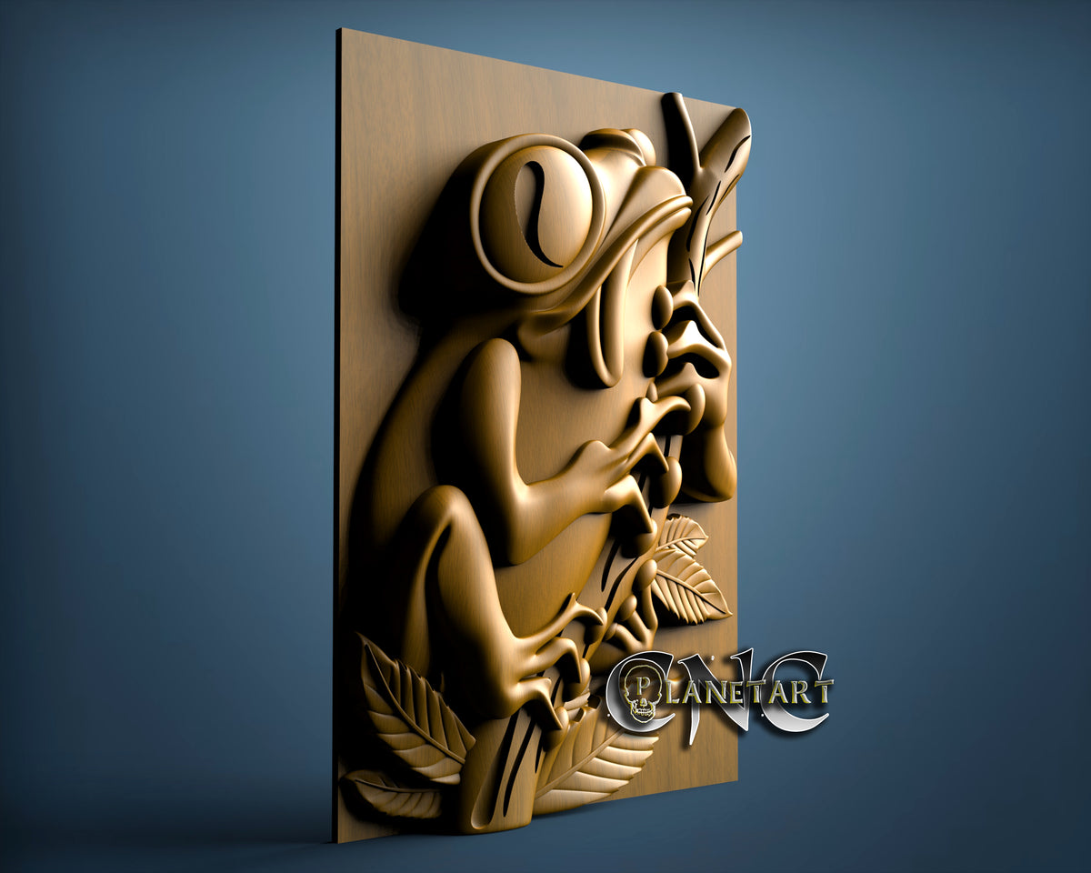 Frog, 3D STL Model 11329 – Cnc Planet Art