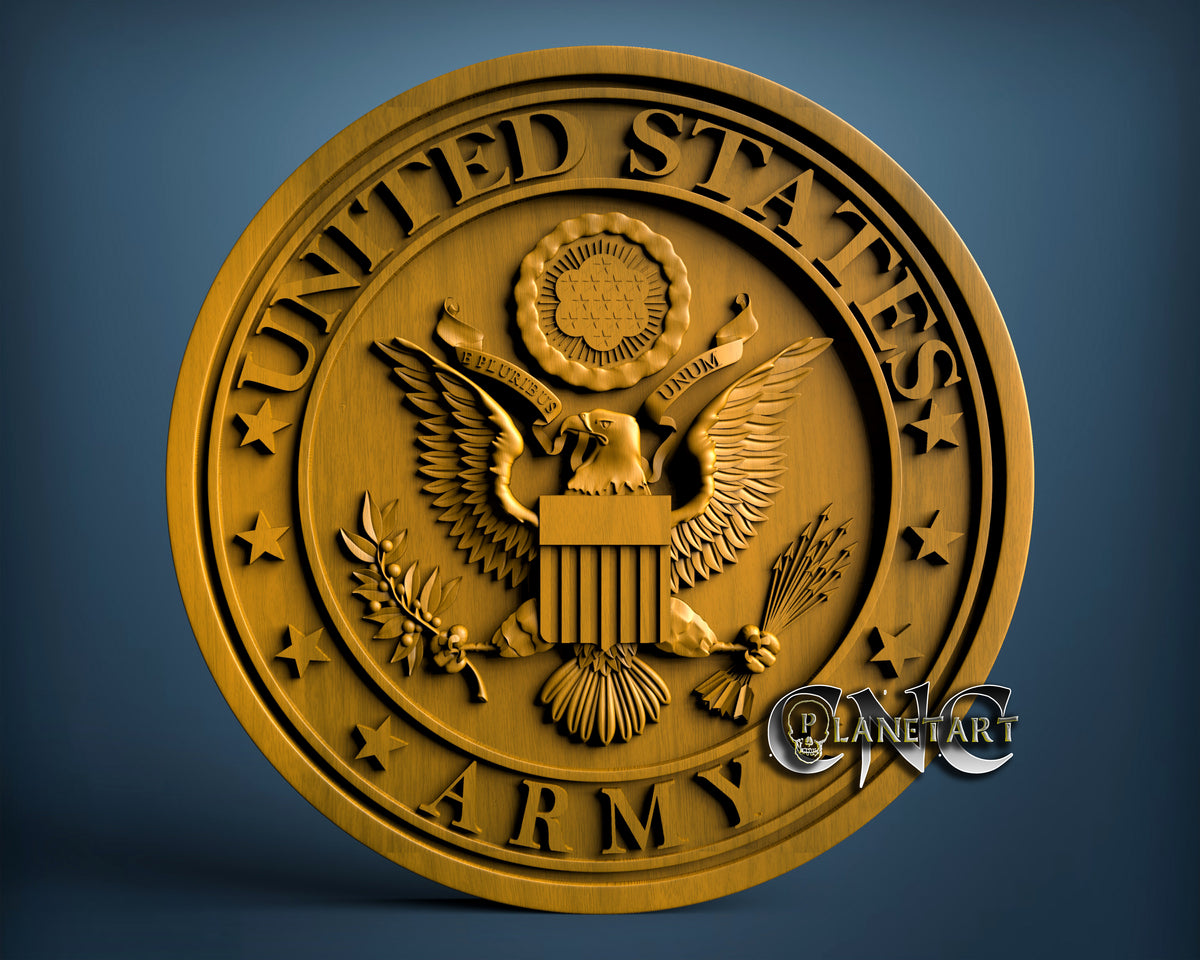 USA Army, 3D STL Model 11354 – Cnc Planet Art