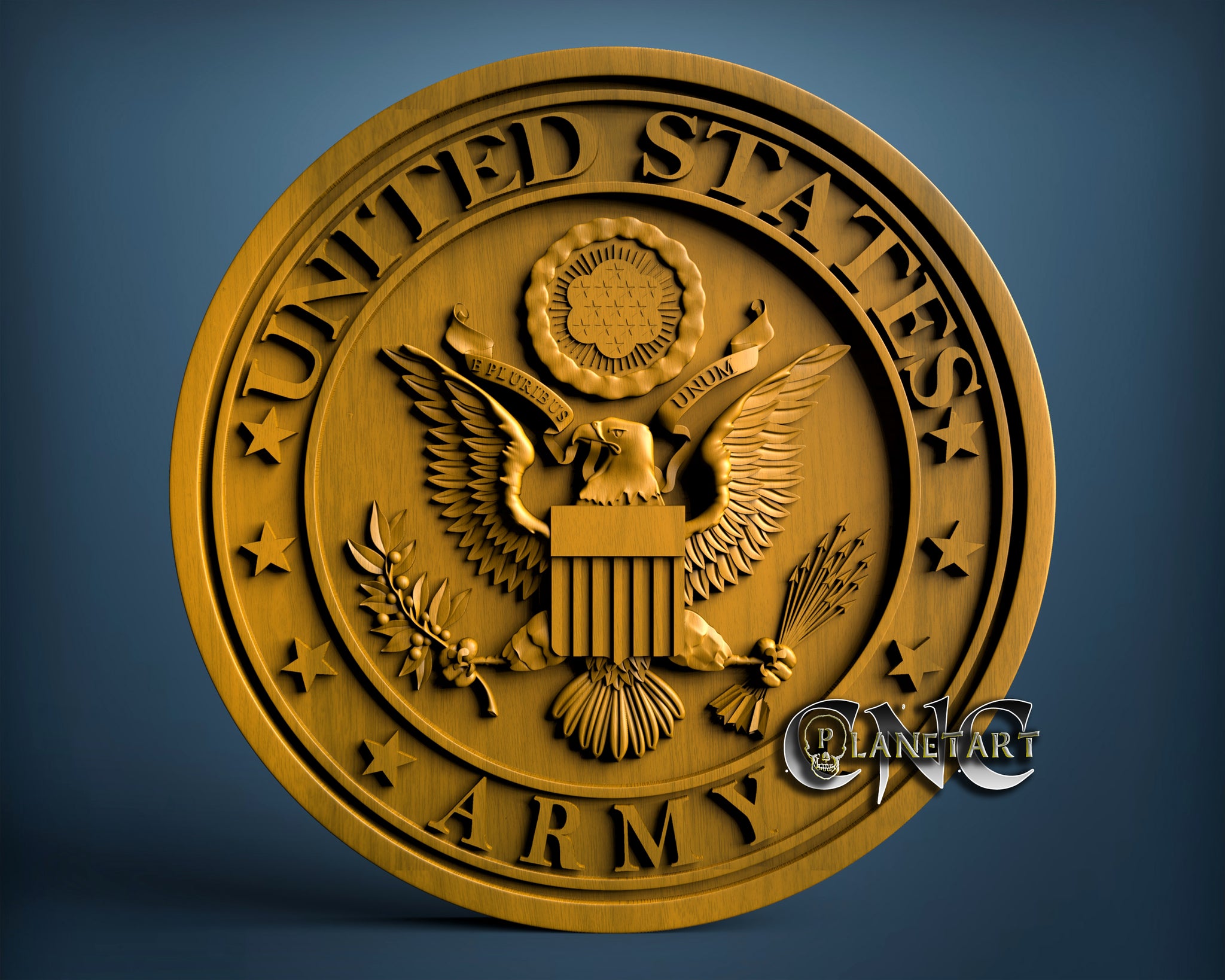 USA Army, 3D STL Model 11354 – Cnc Planet Art