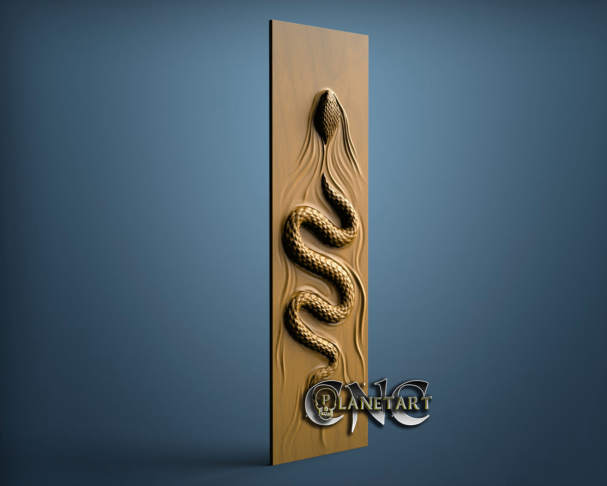 Swimming Snake, 3D STL Model 11362 – Cnc Planet Art