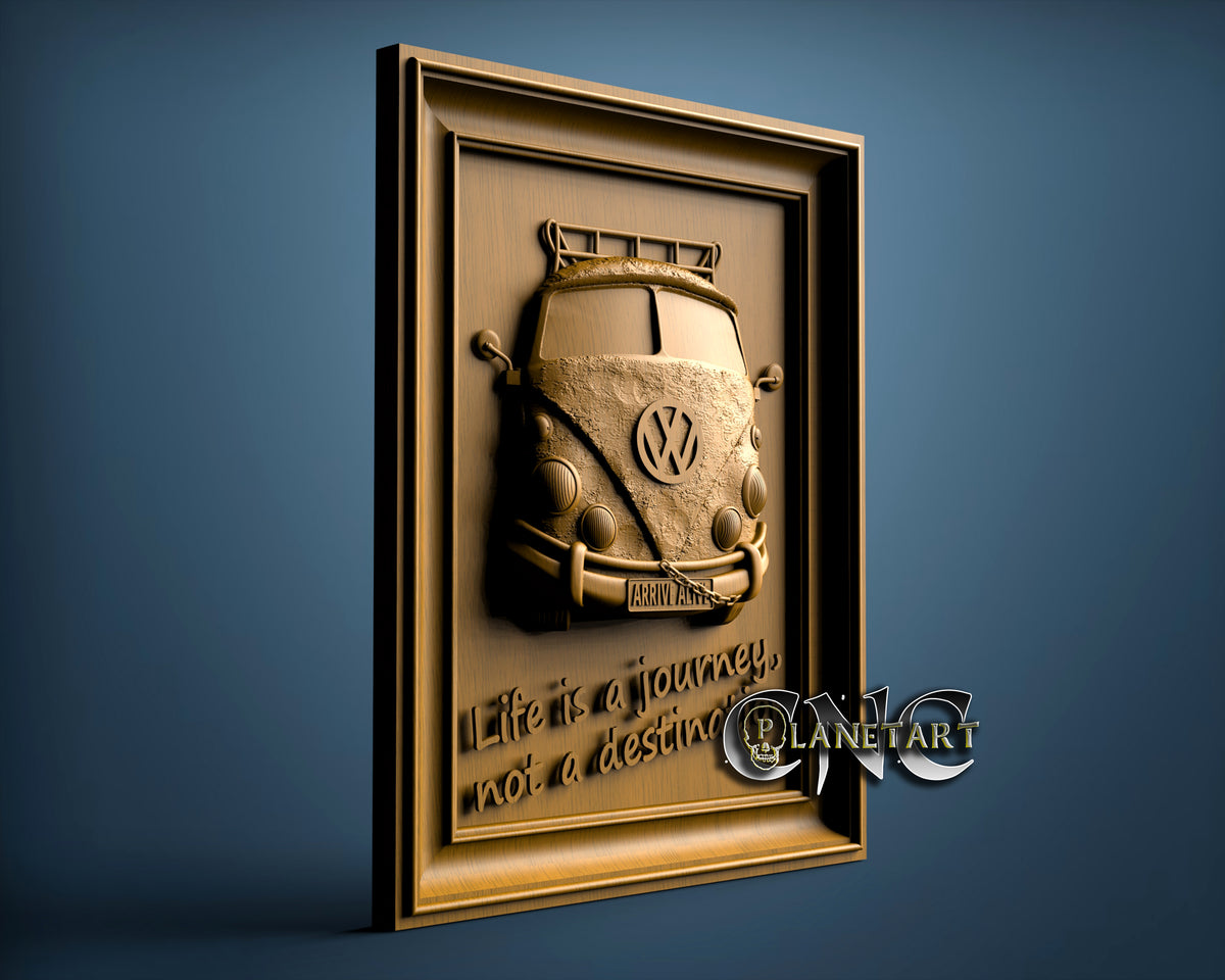 VW Van, 3D STL Model 11396 – Cnc Planet Art