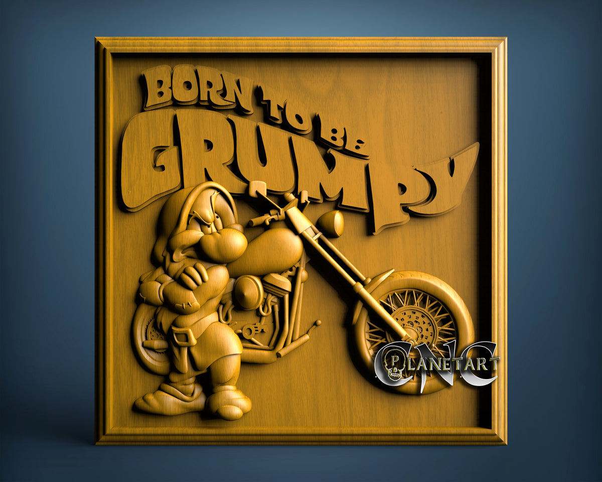 Grumpy, 3D STL Model 11398 – Cnc Planet Art