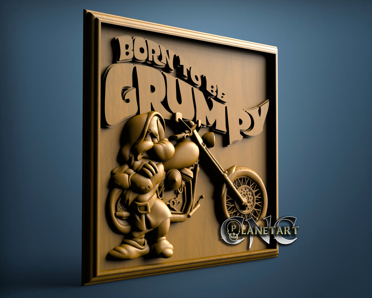 Grumpy, 3D STL Model 11398 – Cnc Planet Art