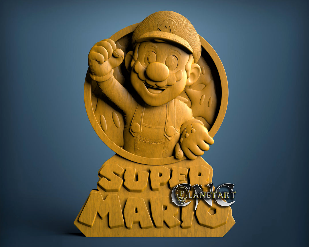 Super Mario 2, 3D STL Model 11413 – Cnc Planet Art