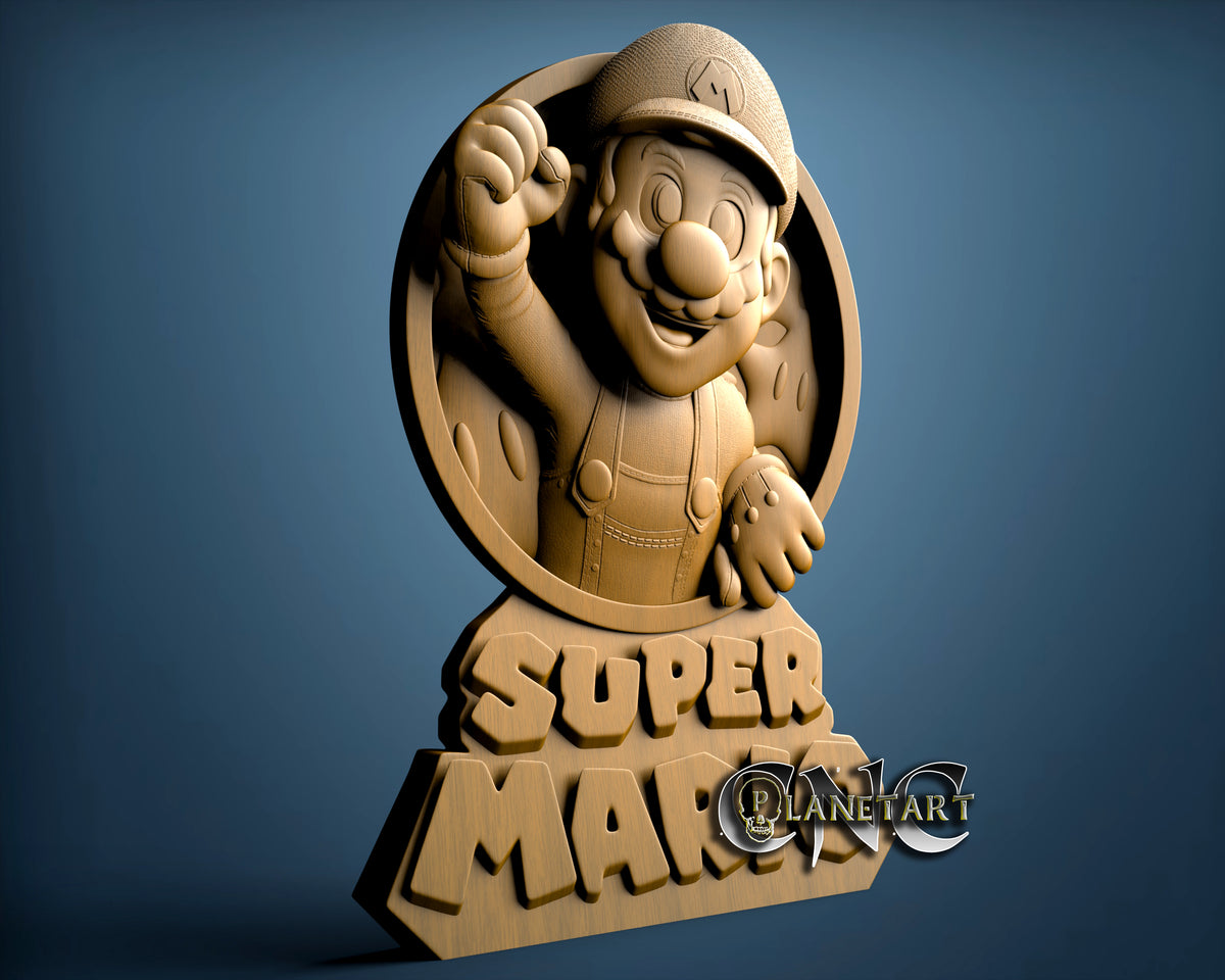 Super Mario 2, 3D STL Model 11413 – Cnc Planet Art