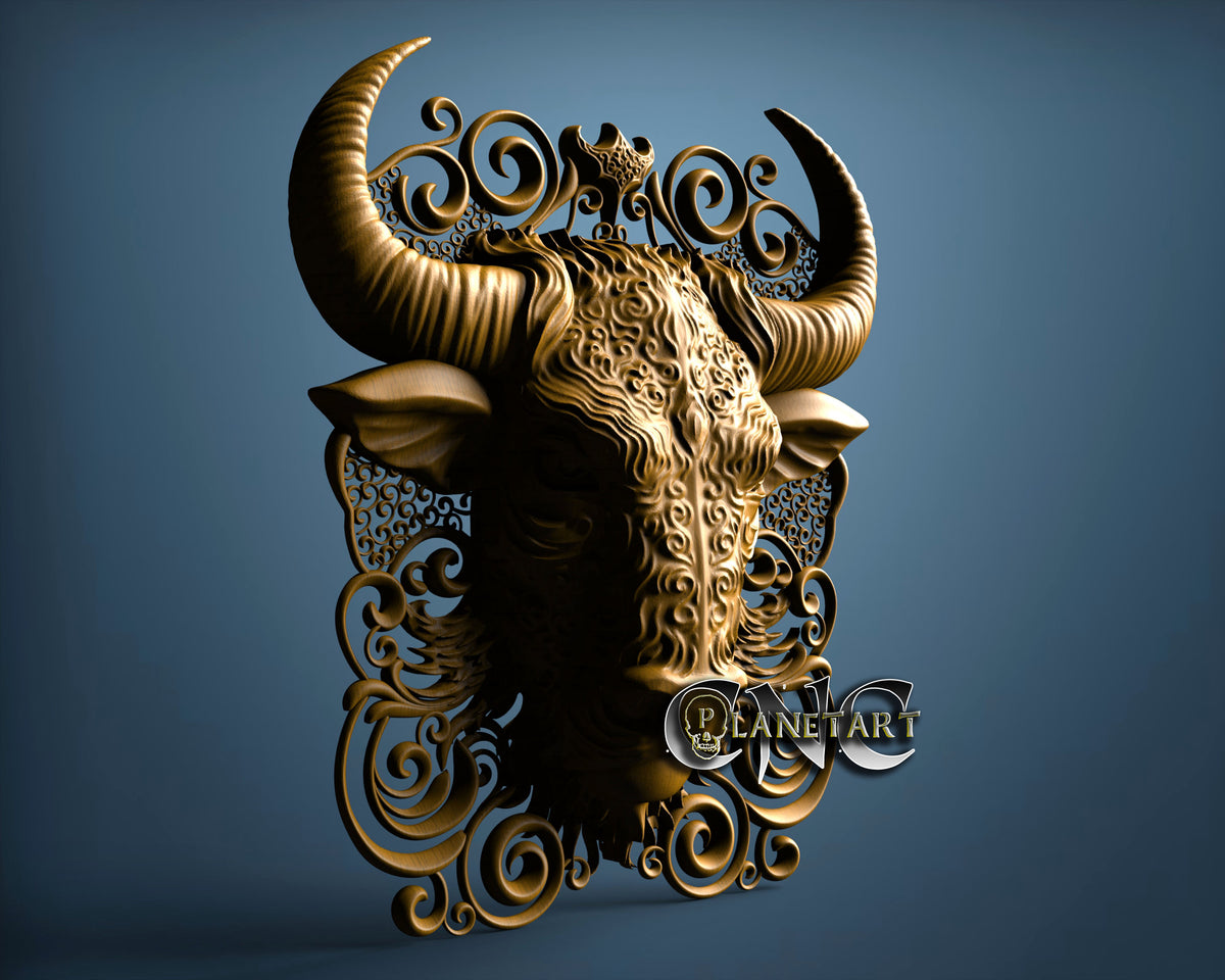 Bull, 3D STL Model 11444 – Cnc Planet Art