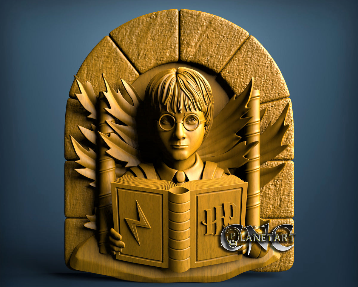 Harry Potter, 3D STL Model 11532 – Cnc Planet Art