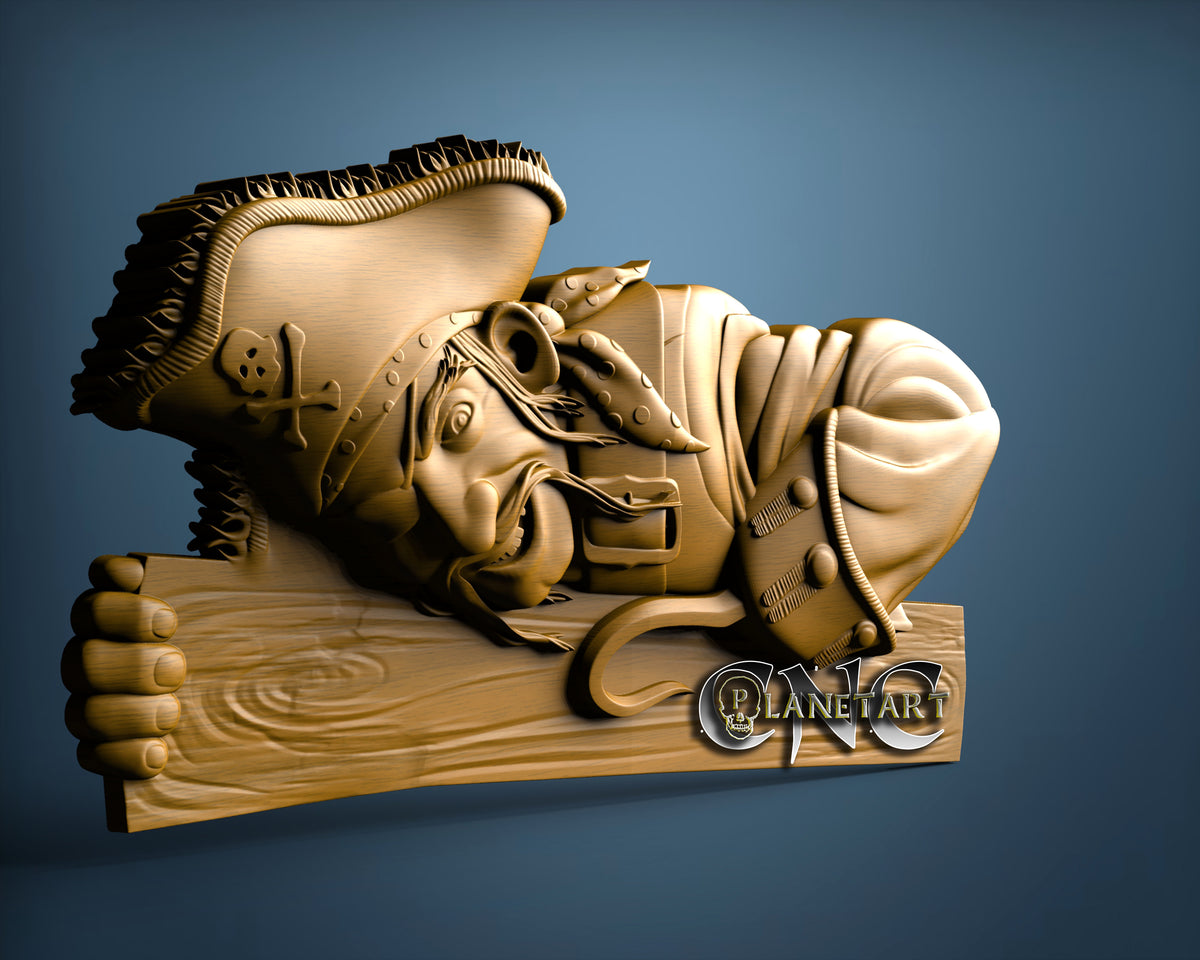 Pirate, 3D STL Model 11552 – Cnc Planet Art