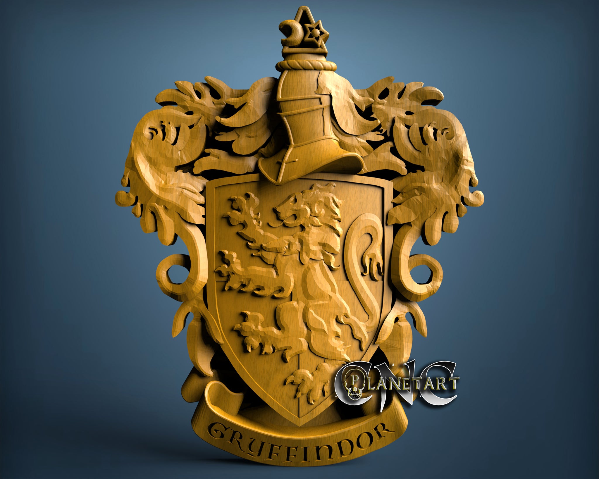 Gryffindor Harry Potter, 3D STL Model 11560 – Cnc Planet Art