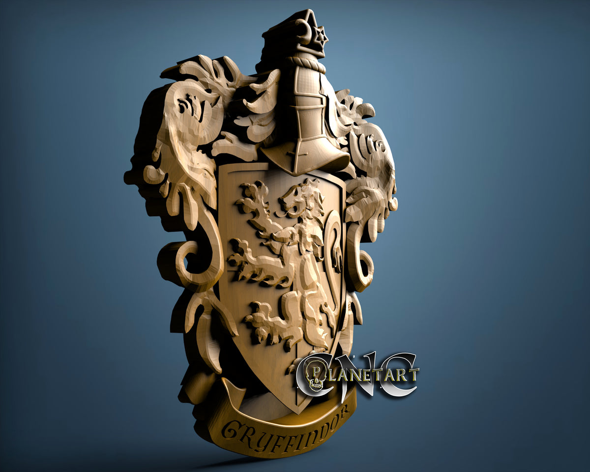 Gryffindor Harry Potter, 3D STL Model 11560 – Cnc Planet Art