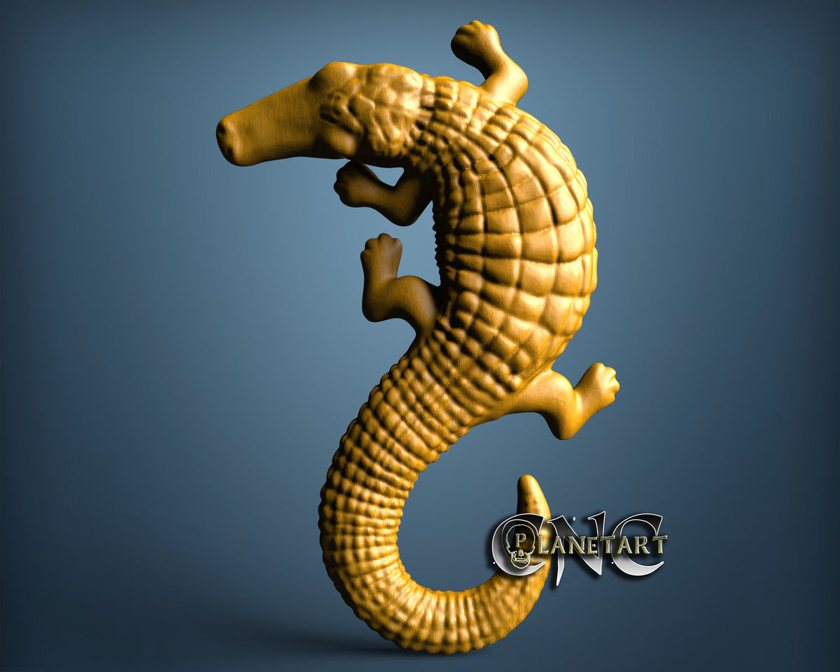 Crocodile, 3D STL Model 11569 – Cnc Planet Art
