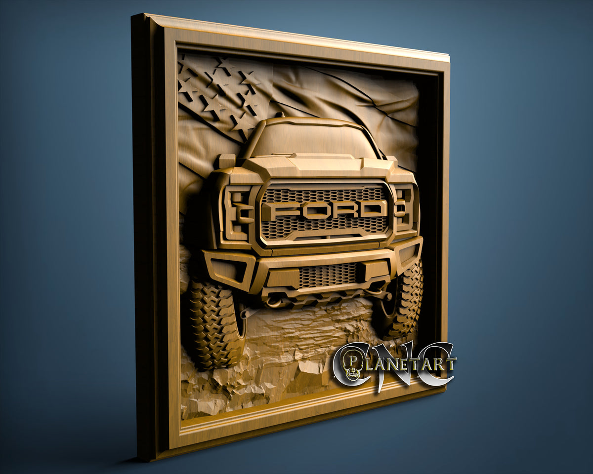 USA Ford, 3D STL Model 11582 – Cnc Planet Art