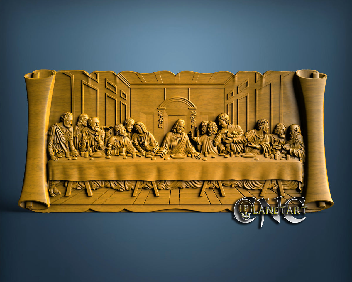 The Last Supper, 3D STL Model 4861 – Cnc Planet Art
