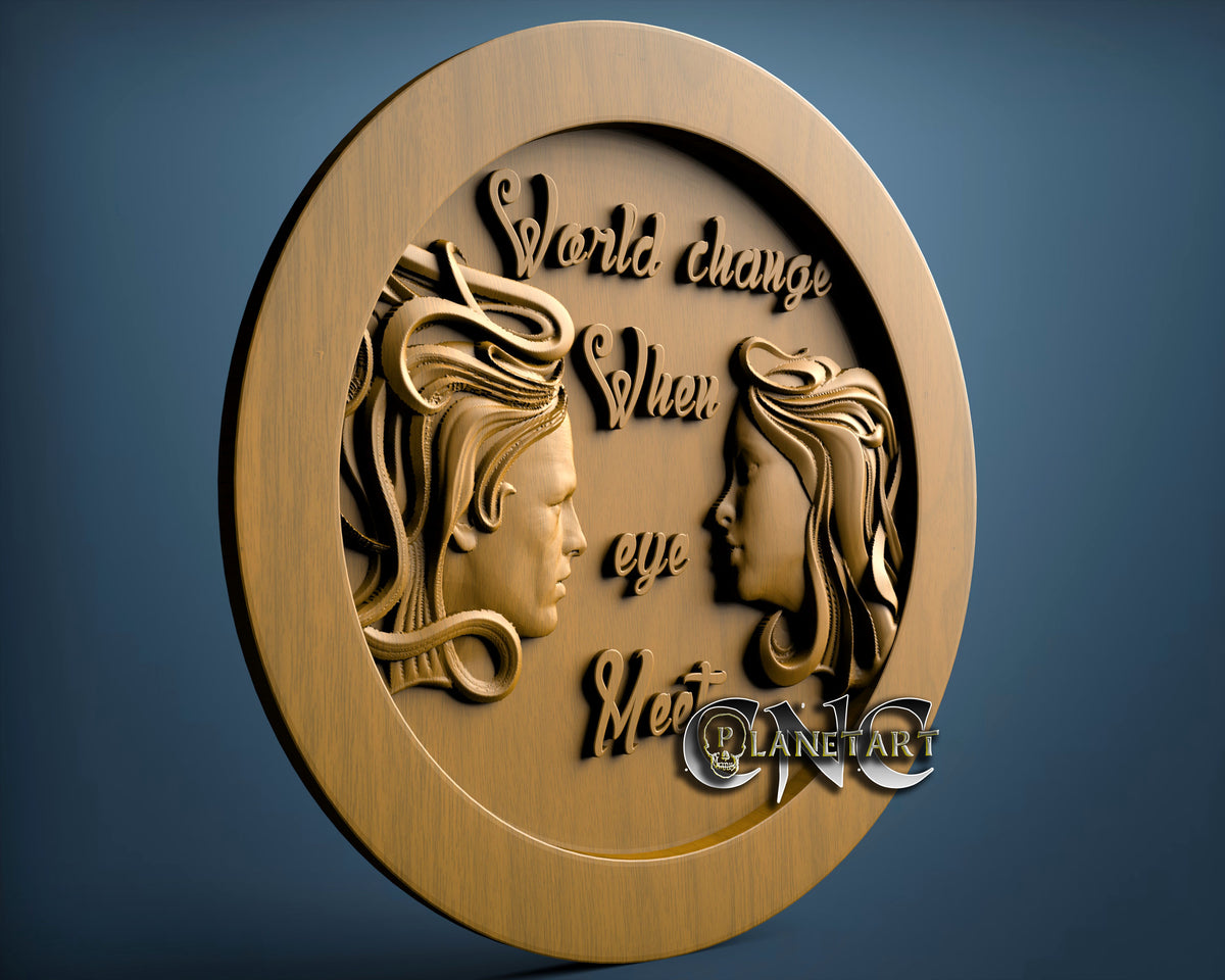 Couple in Love, 3D STL Model 7087 – Cnc Planet Art