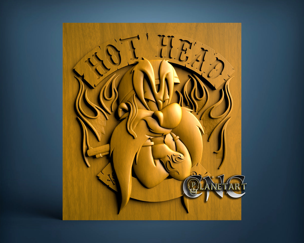 Yosemite Sam, 3D STL Model 10297 – Cnc Planet Art