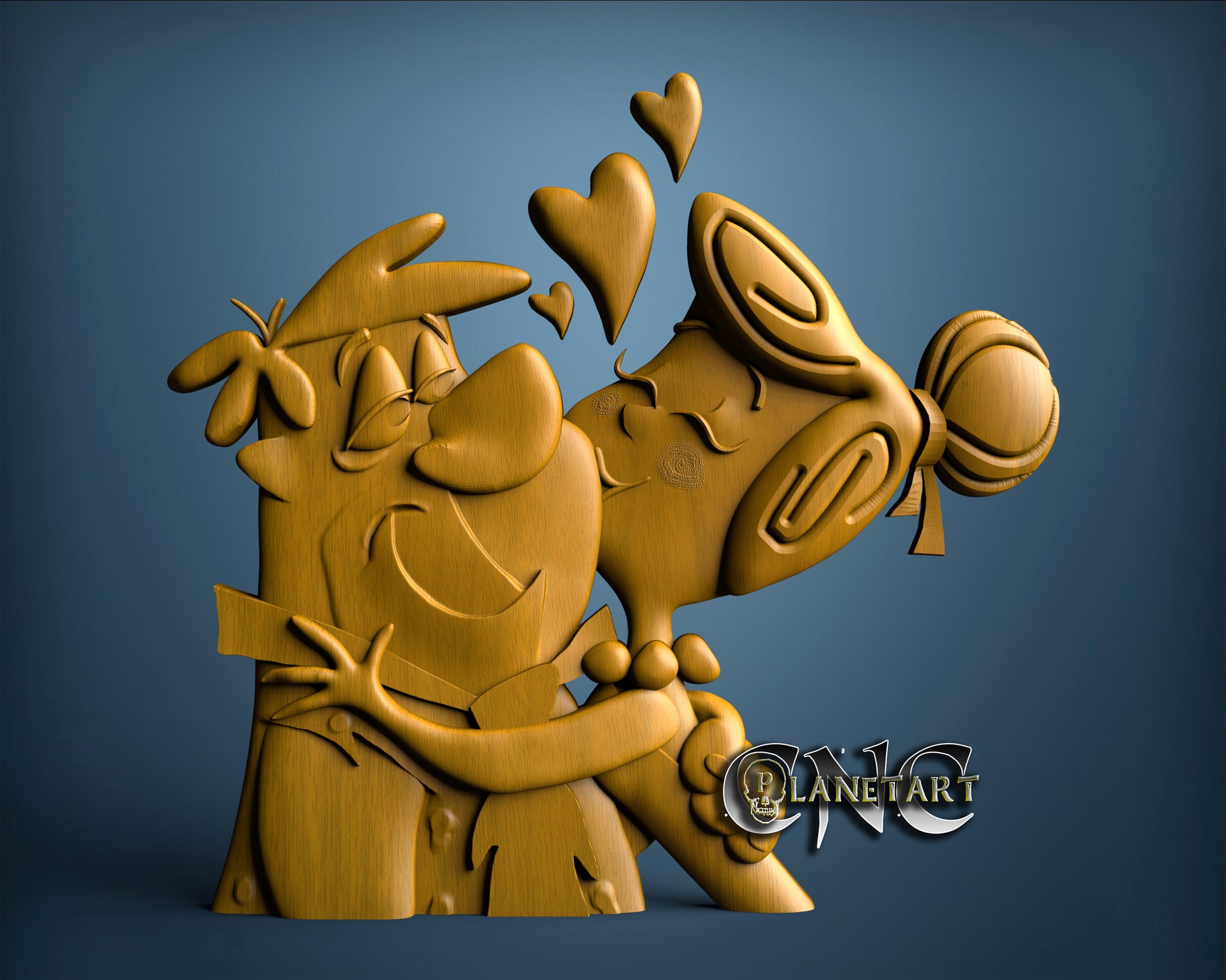 The Flintstones, 3D STL Model 10377 – Cnc Planet Art