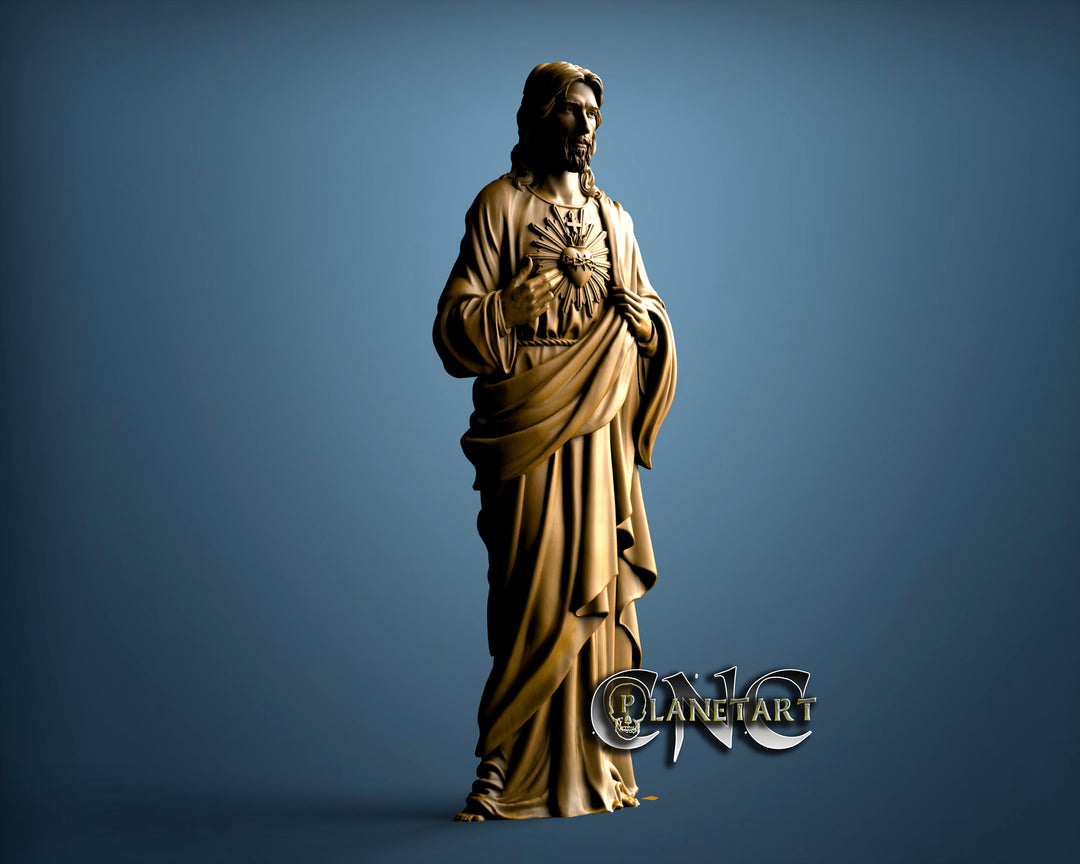 Jesus, 3D STL Model 11109 – Cnc Planet Art