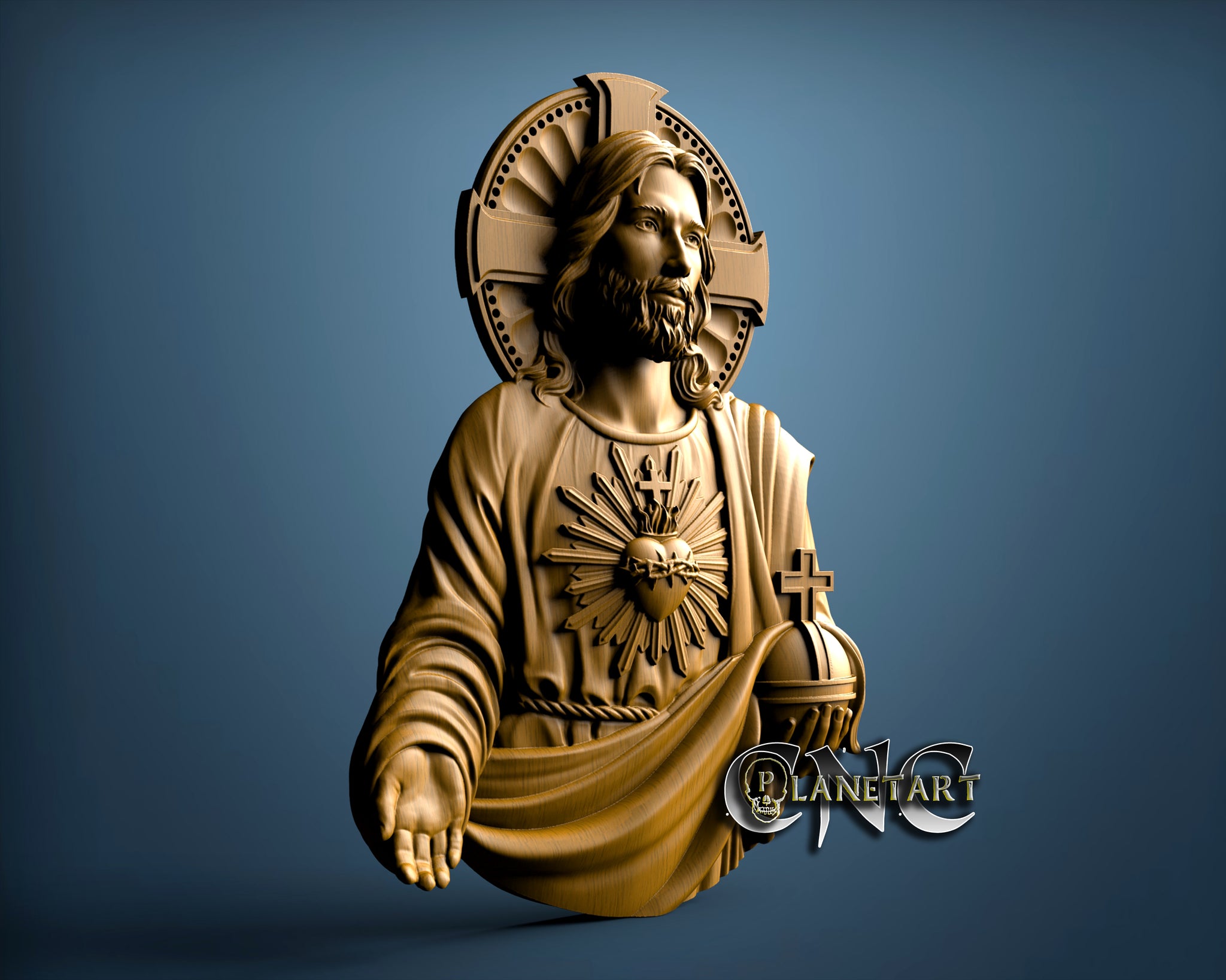 Jesus, 3D STL Model 11113 – Cnc Planet Art