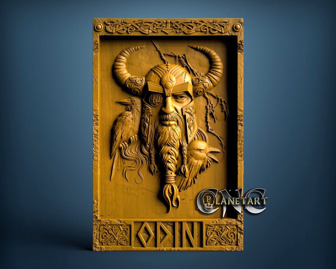 Odin, 3D STL Model 11307 – Cnc Planet Art