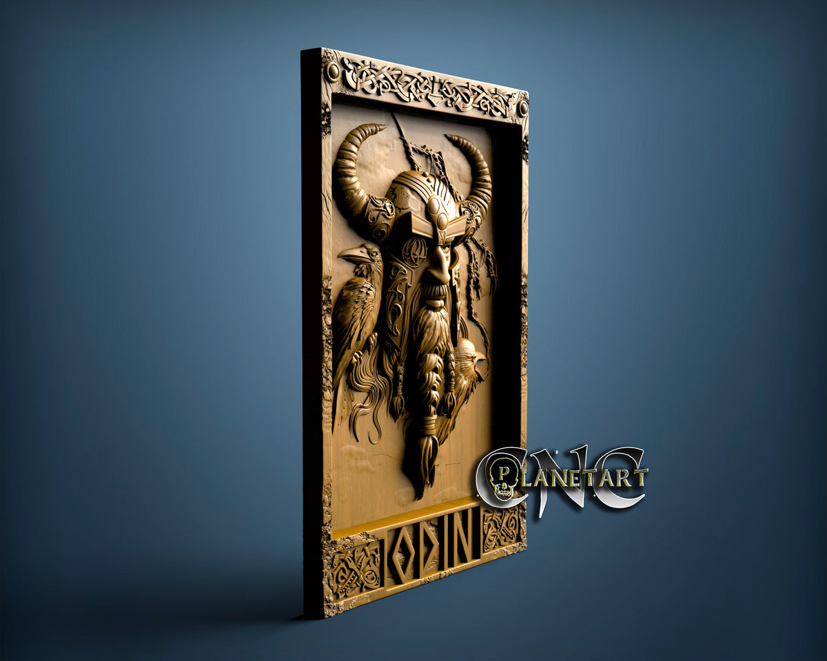 Odin, 3D STL Model 11307 – Cnc Planet Art