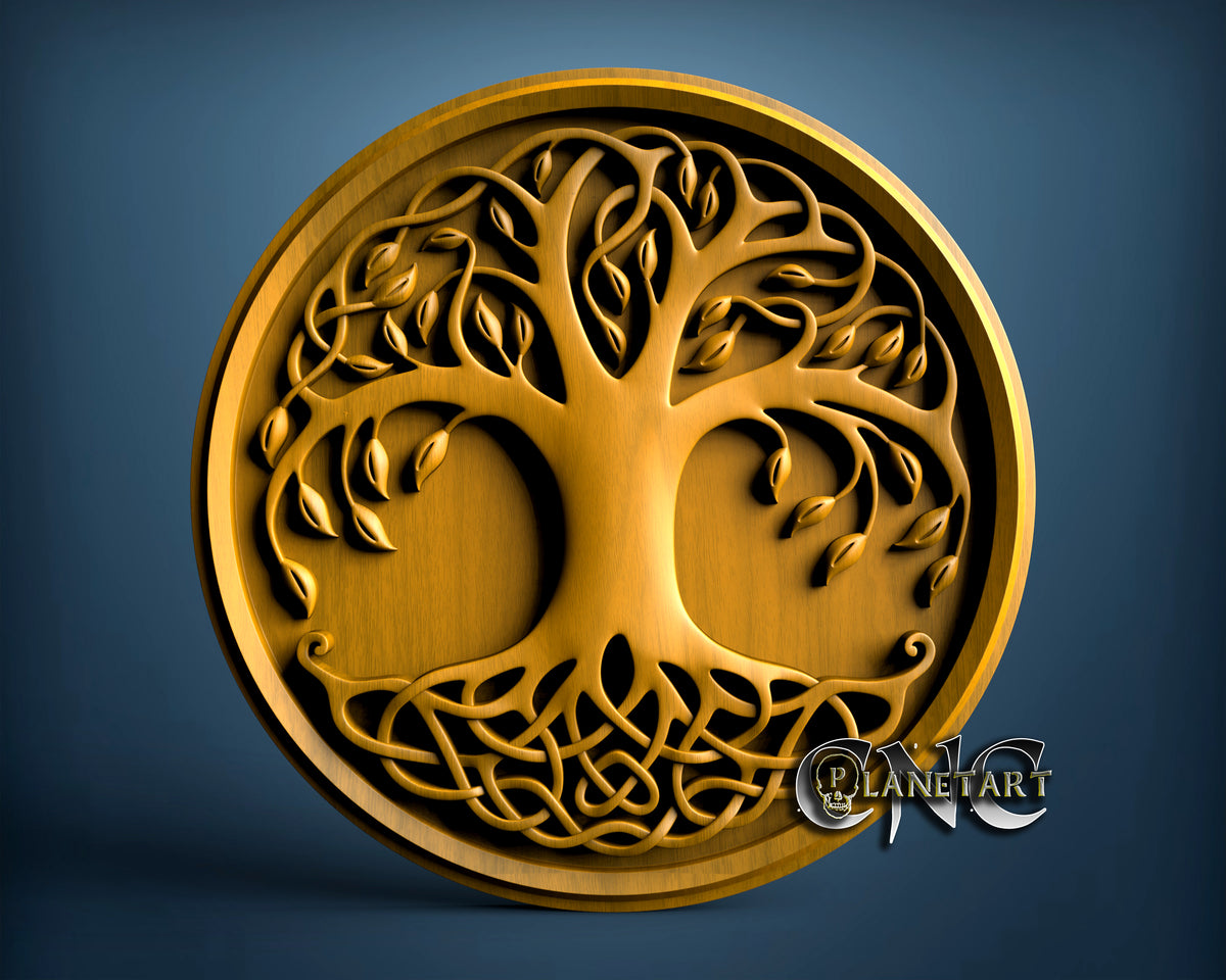 Tree of Life, 3D STL Model 11325 – Cnc Planet Art