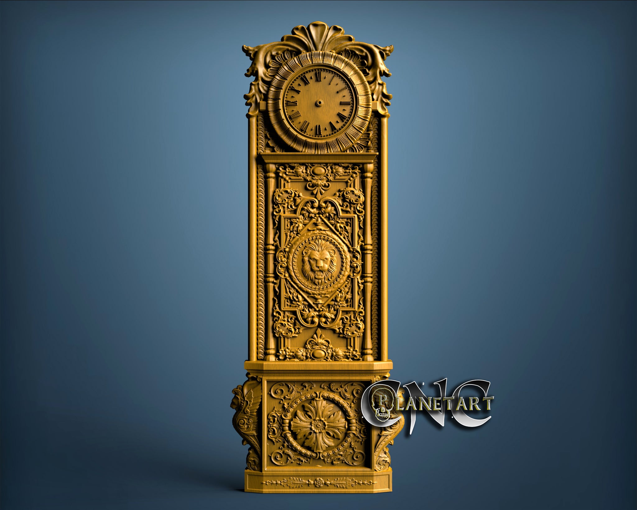 Clock Tower, 3D STL Model 1280 – Cnc Planet Art