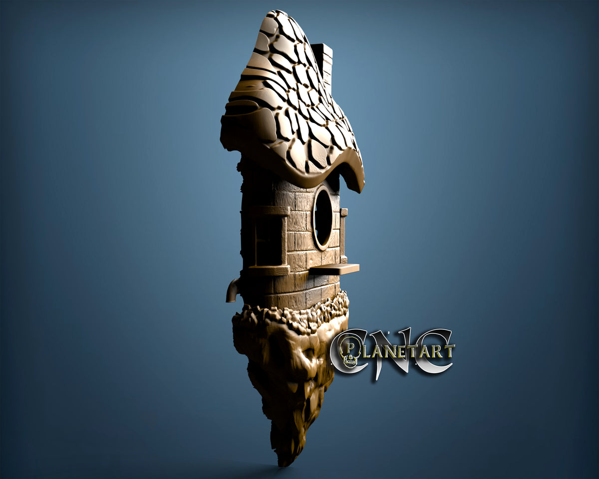 Bird House, 3D STL Model 2156 – Cnc Planet Art