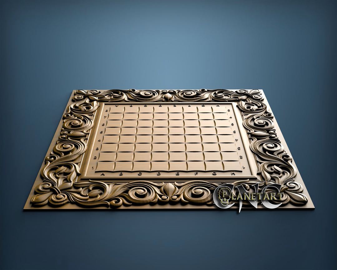 Chess Board, 3D STL Model 4491 – Cnc Planet Art
