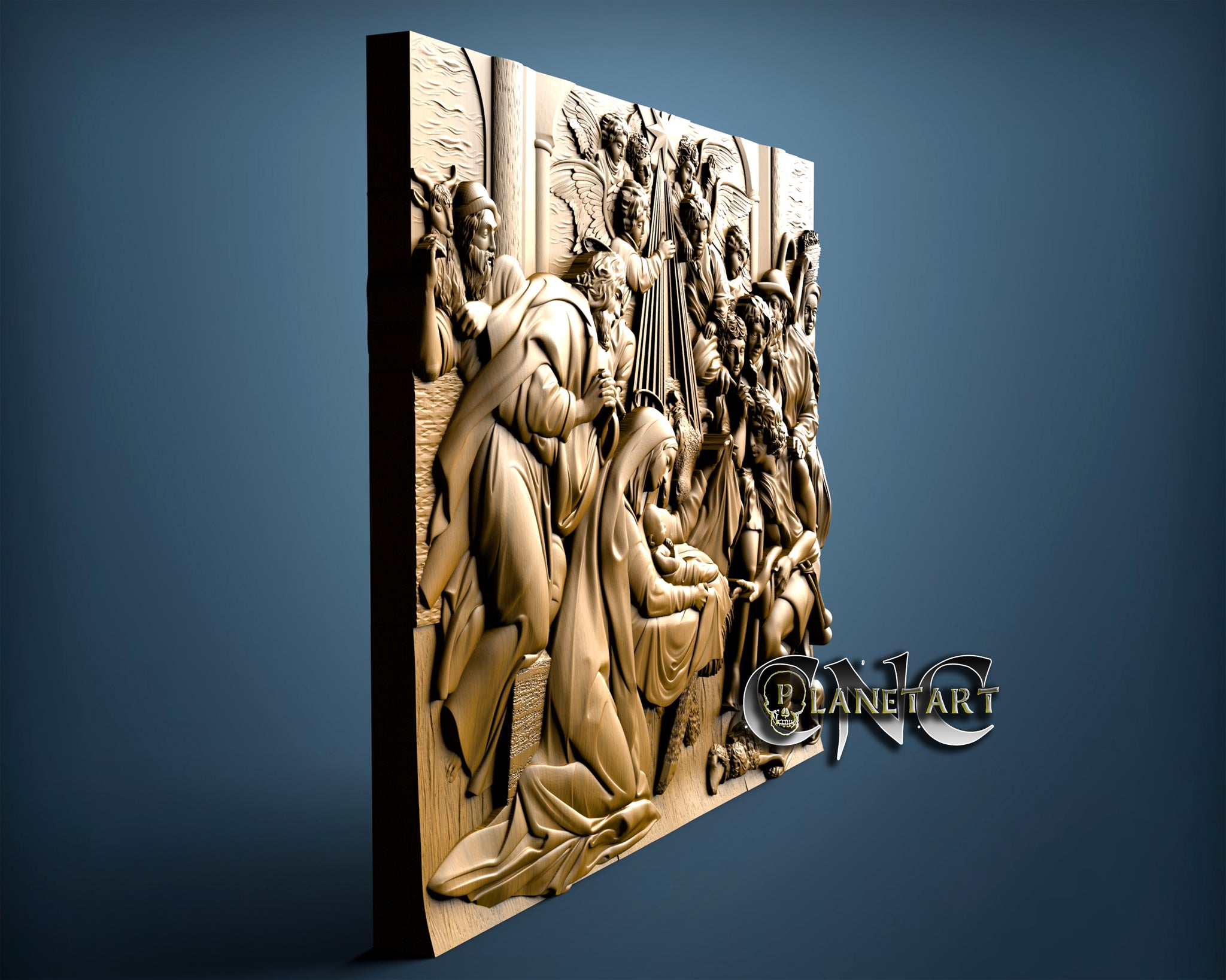 Birth of Jesus, 3D STL Model 4662 – Cnc Planet Art