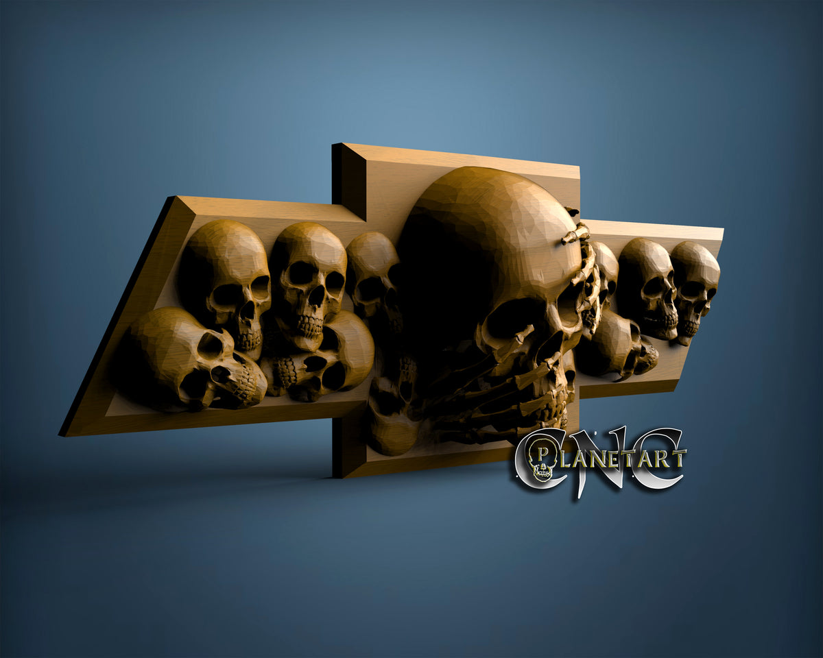 Skulls, 3D STL Model 6593 – Cnc Planet Art