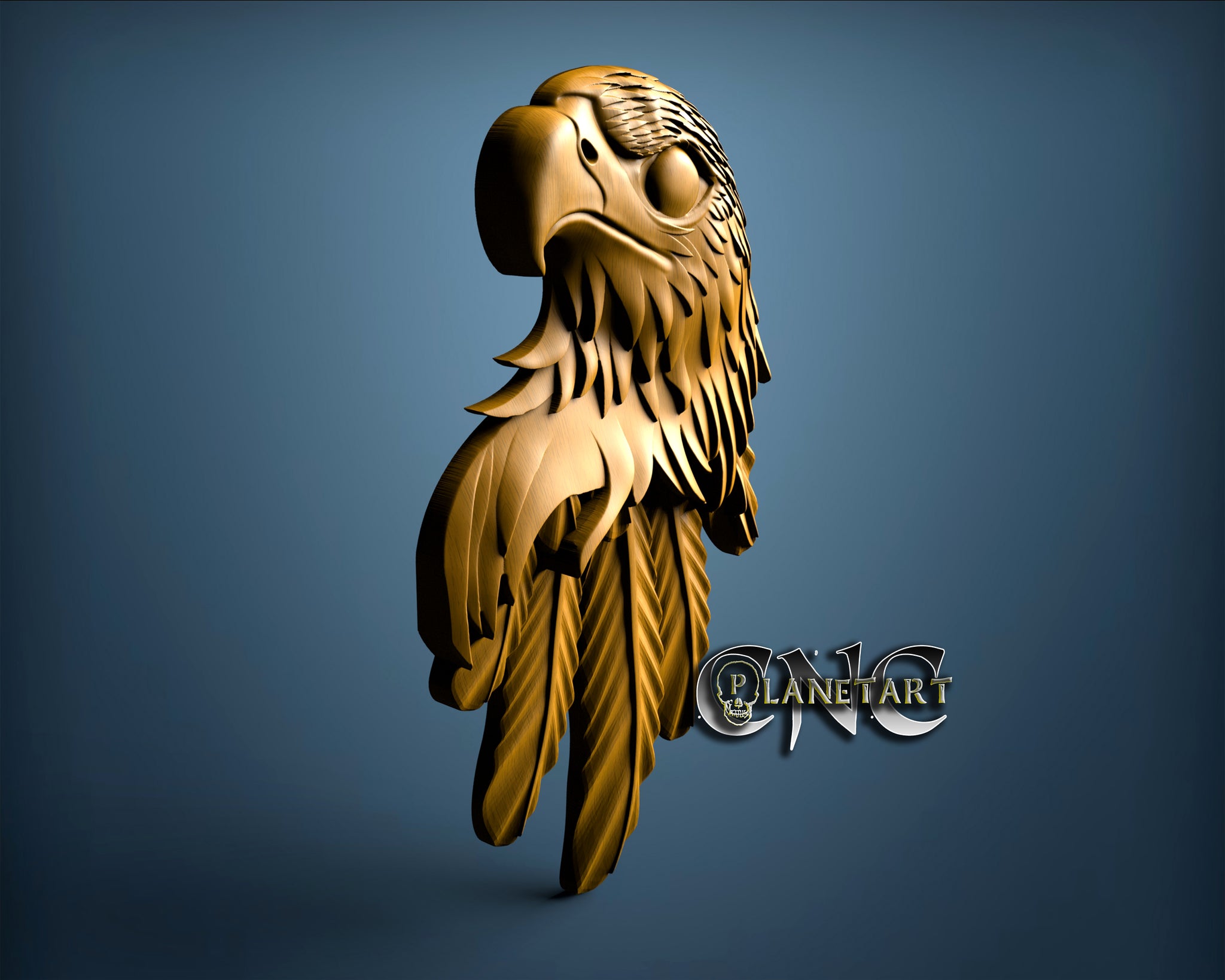 Eagle, 3D STL Model 7000 – Cnc Planet Art