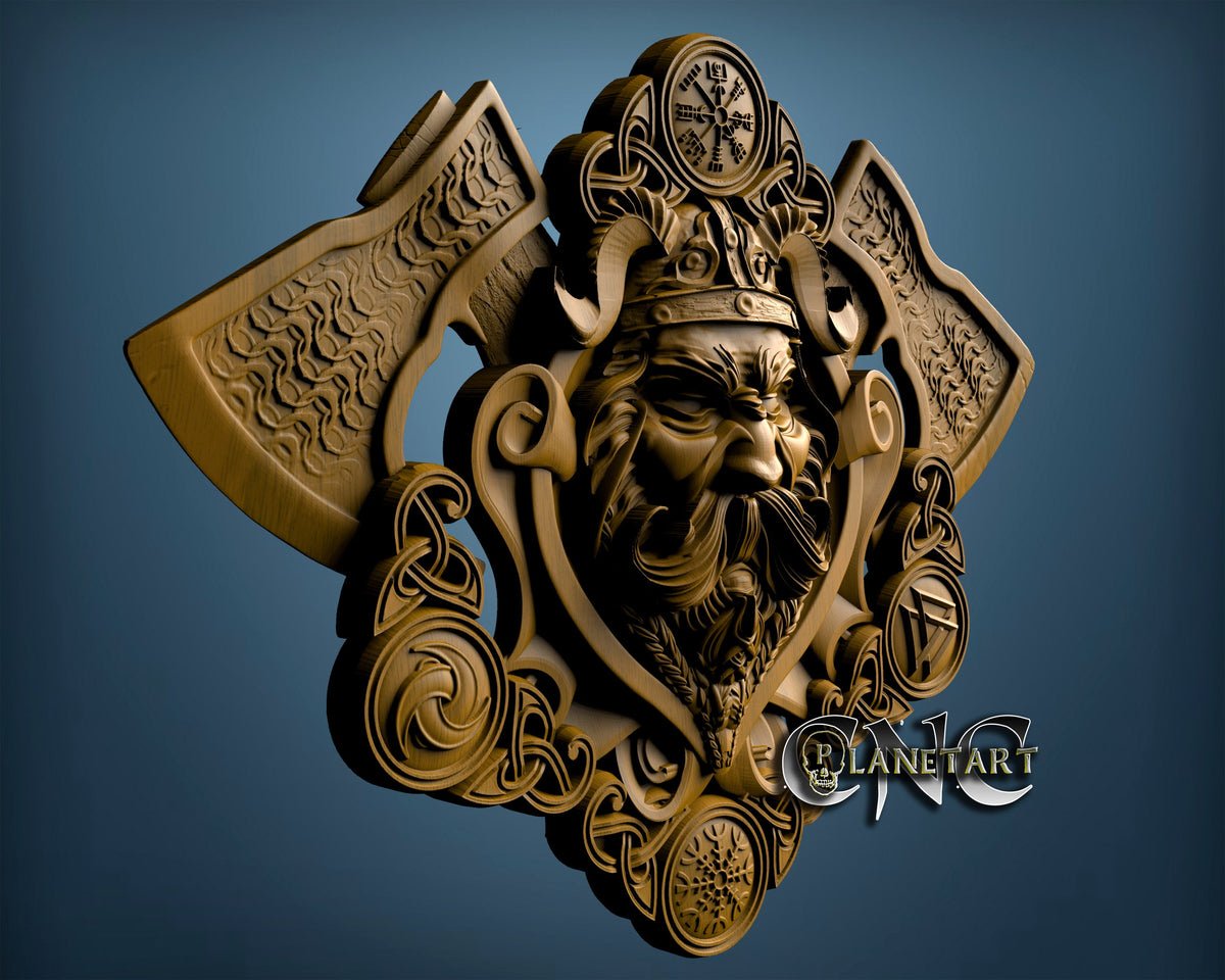 Viking, 3D STL Model 6250 – Cnc Planet Art