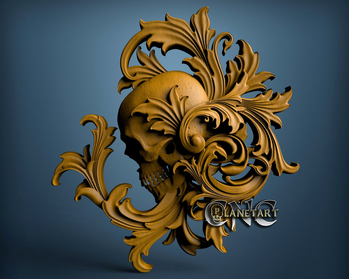 Skull, 3D STL Model 6234 – Cnc Planet Art