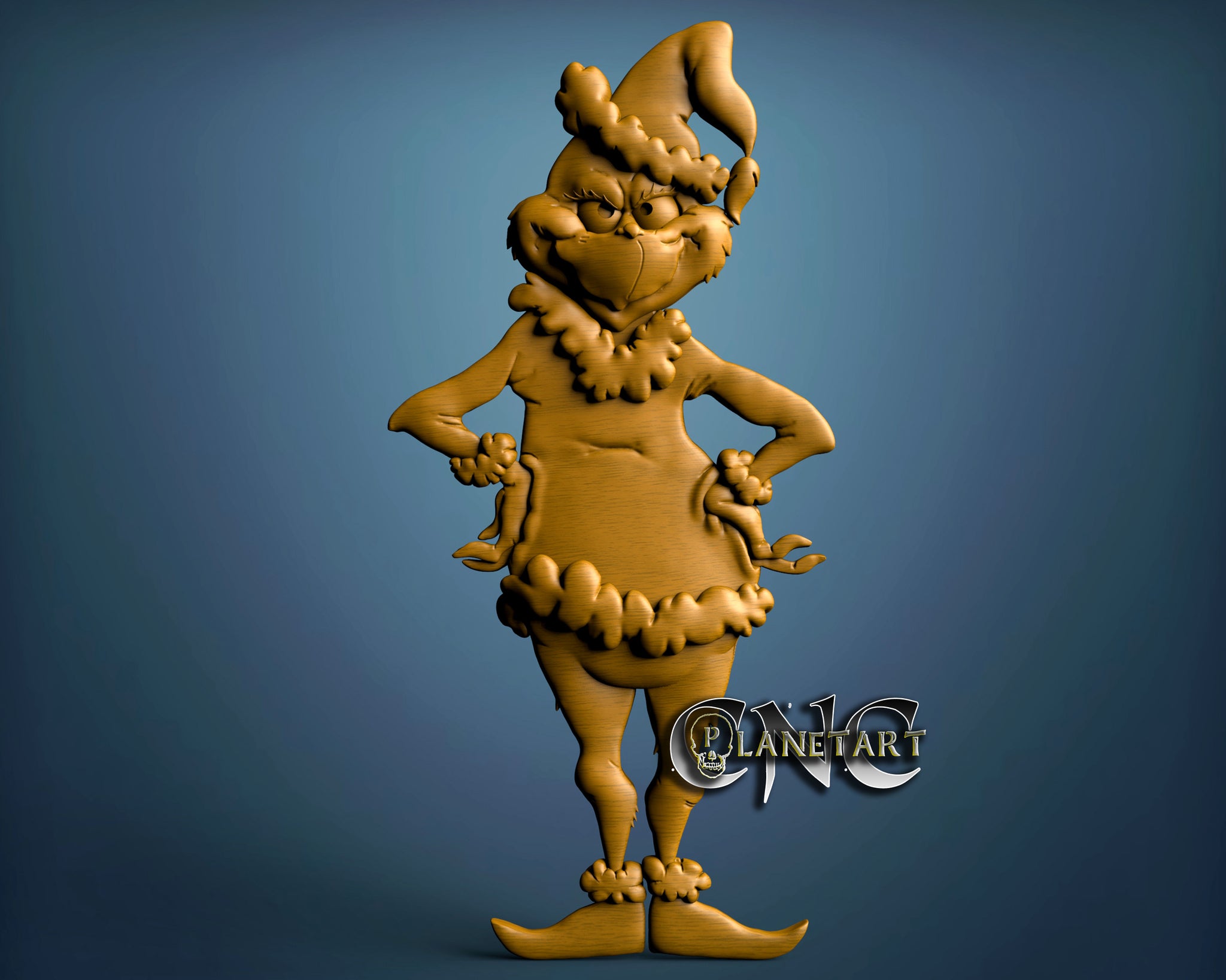 The Grinch, 3D STL Model 10136 – Cnc Planet Art
