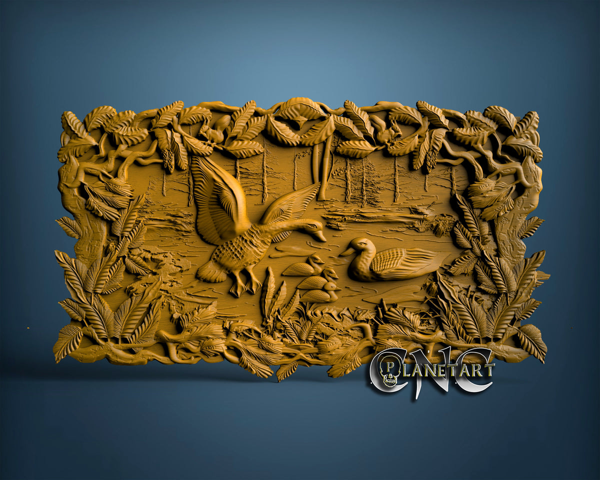 Duck, 3D STL Model 0858 – Cnc Planet Art