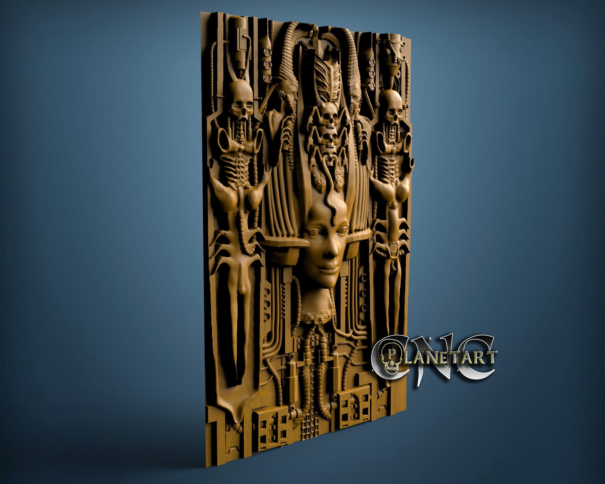 Hr Giger, 3D STL Model 6265 – Cnc Planet Art
