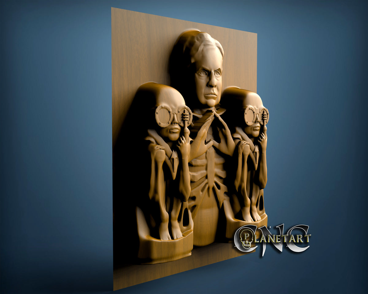 Hr Giger, 3D STL Model 6268 – Cnc Planet Art