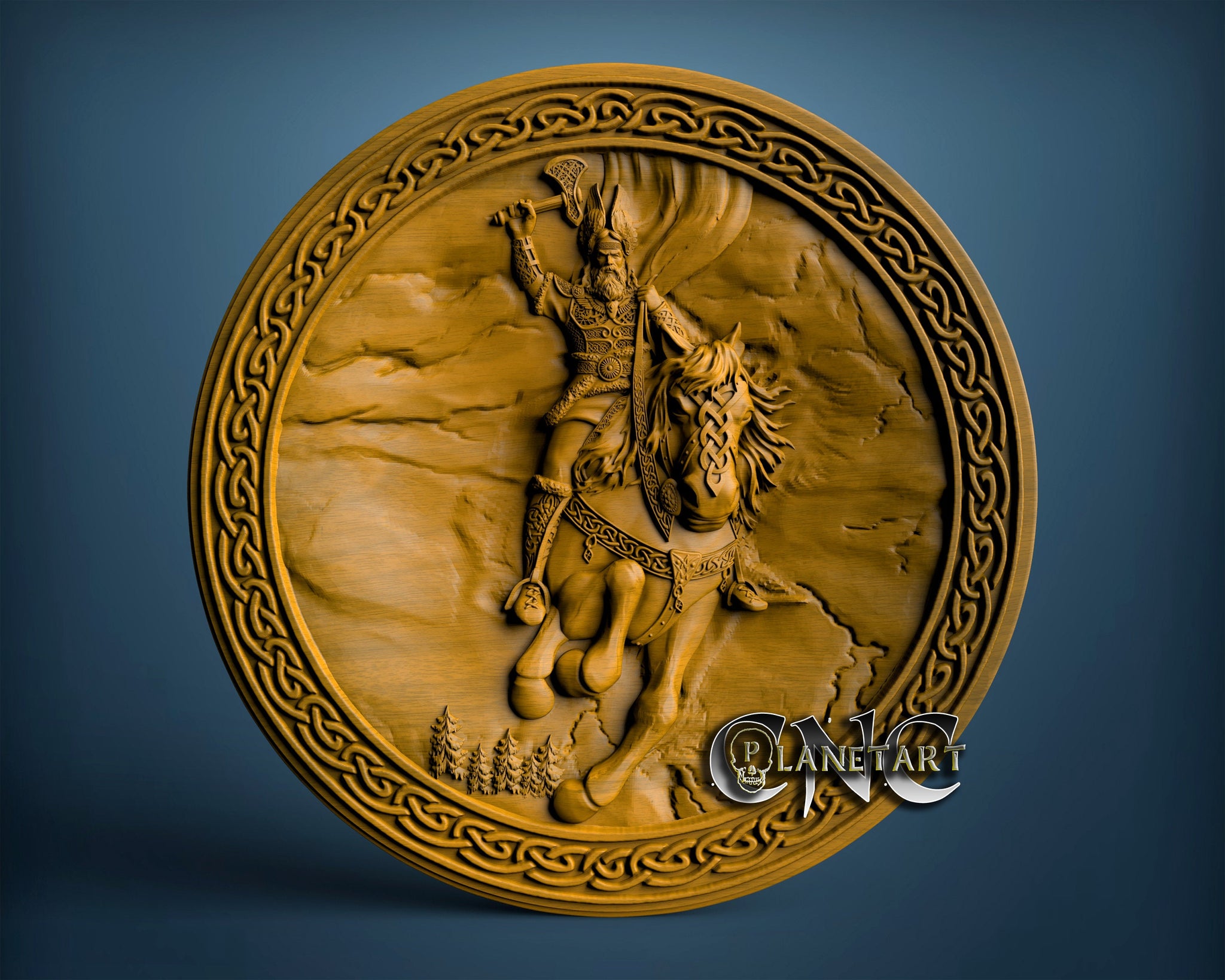 God of the Pantheon, 3D STL Model 6256 – Cnc Planet Art