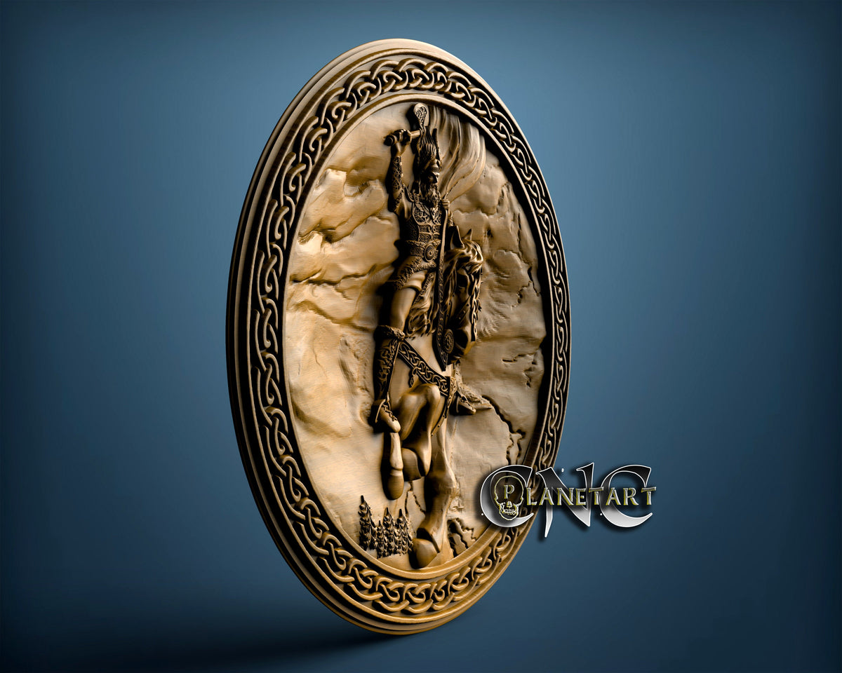 God of the Pantheon, 3D STL Model 6256 – Cnc Planet Art