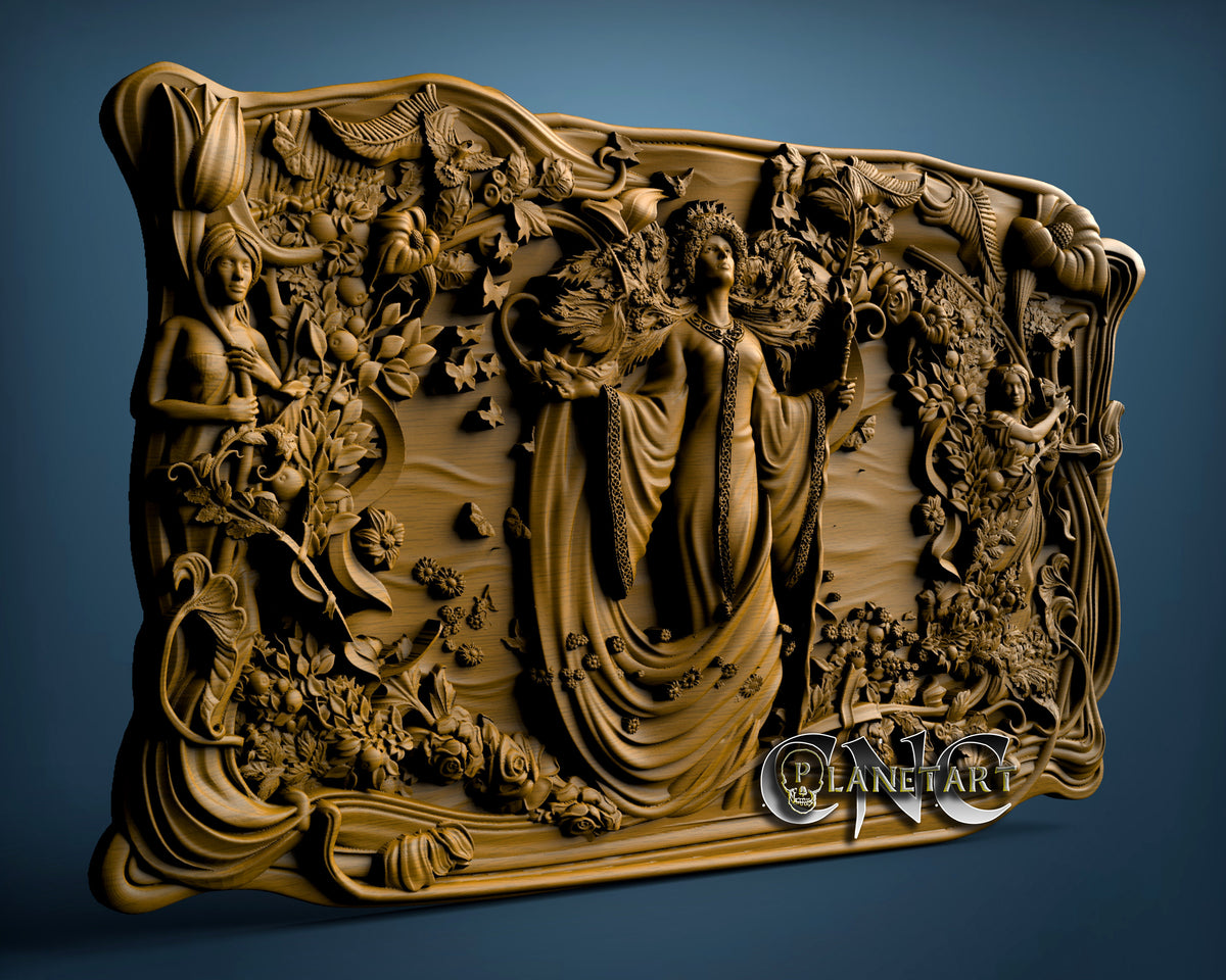 Mara, 3D STL Model 6574 – Cnc Planet Art