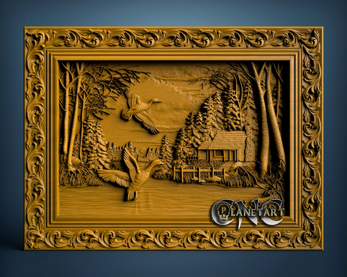 View, 3D STL Model 2595 – Cnc Planet Art