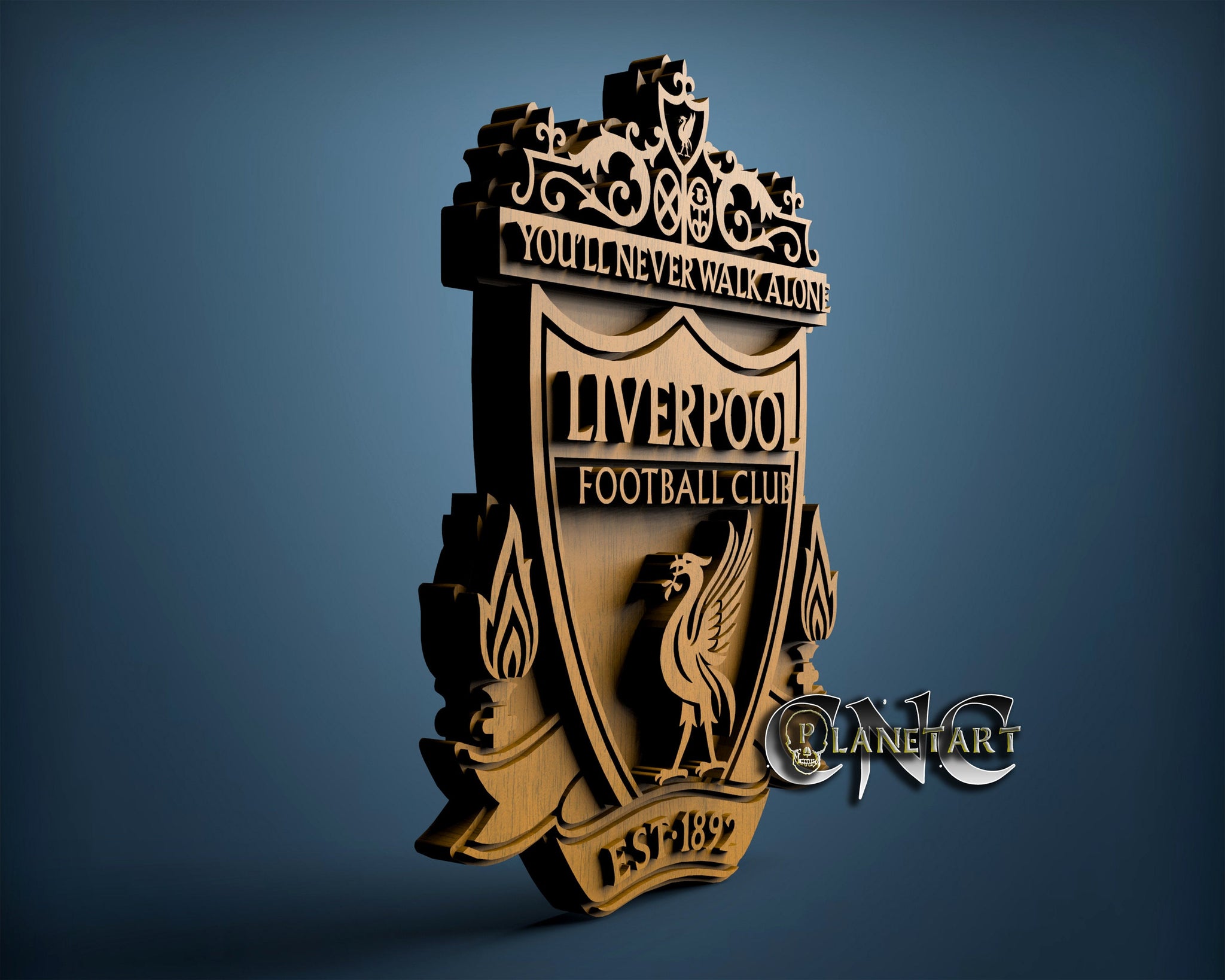 Liverpool, 3D STL Model 1505 – Cnc Planet Art
