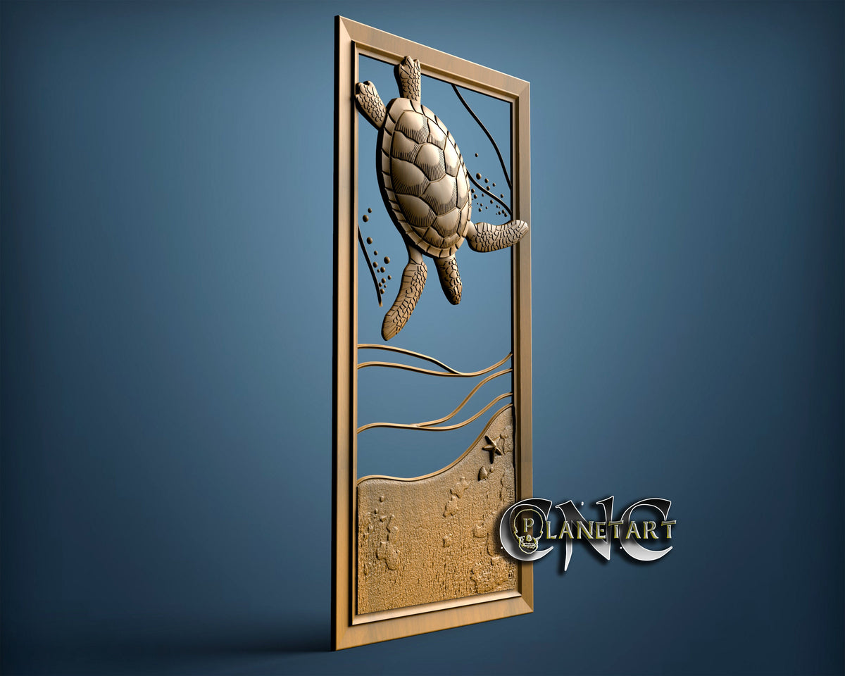 Sea Turtle, 3D STL Model 10287 – Cnc Planet Art