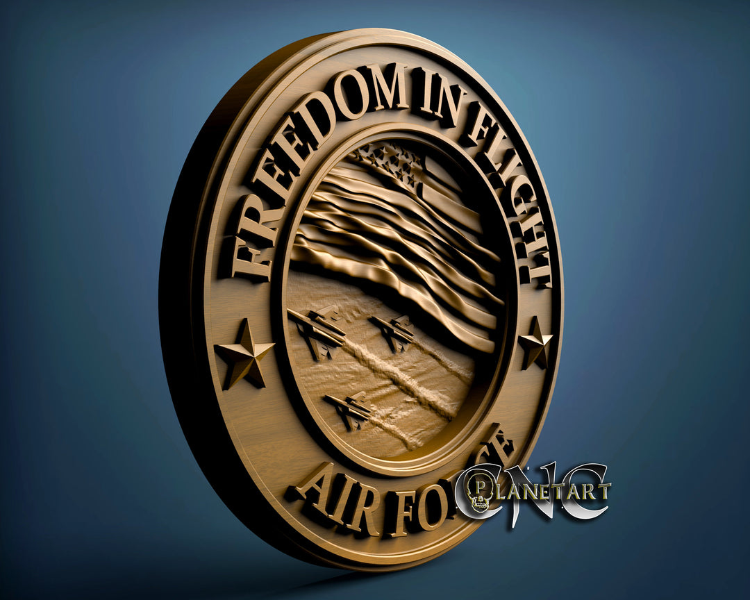 Freedom, 3D STL Model 10055 – Cnc Planet Art